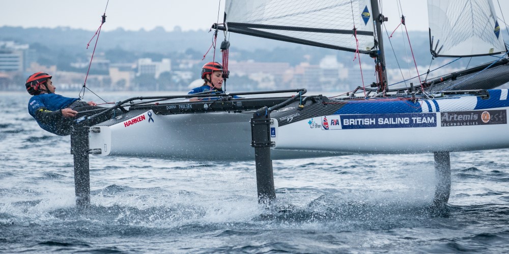 Nacra 17 Hydrofoiling Catamaran - Hydrofoil | DNA Performance Sailing