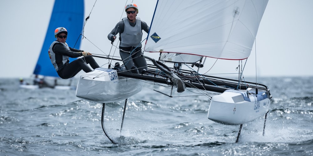 Nacra 17 Hydrofoiling Catamaran - Hydrofoil | DNA Performance Sailing