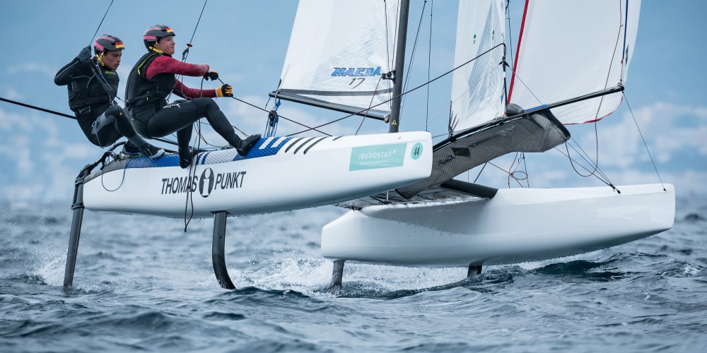 Nacra 17 Hydrofoiling Catamaran - Hydrofoil | DNA Performance Sailing