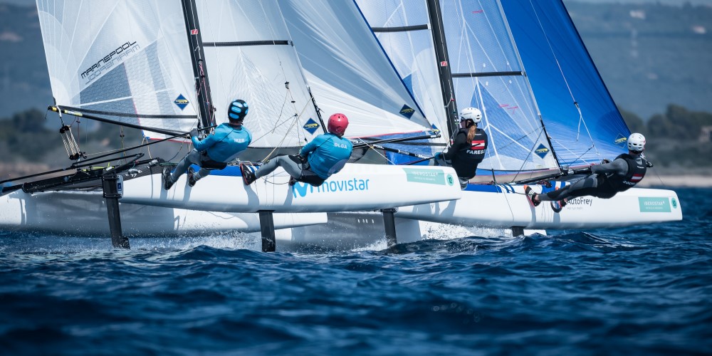 Nacra 17 Hydrofoiling Catamaran - Hydrofoil | DNA Performance Sailing